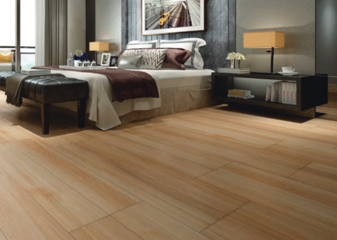 Antibacterial 200*1200mm Wood Look Porcelain Tile 10mm Thickness For ...