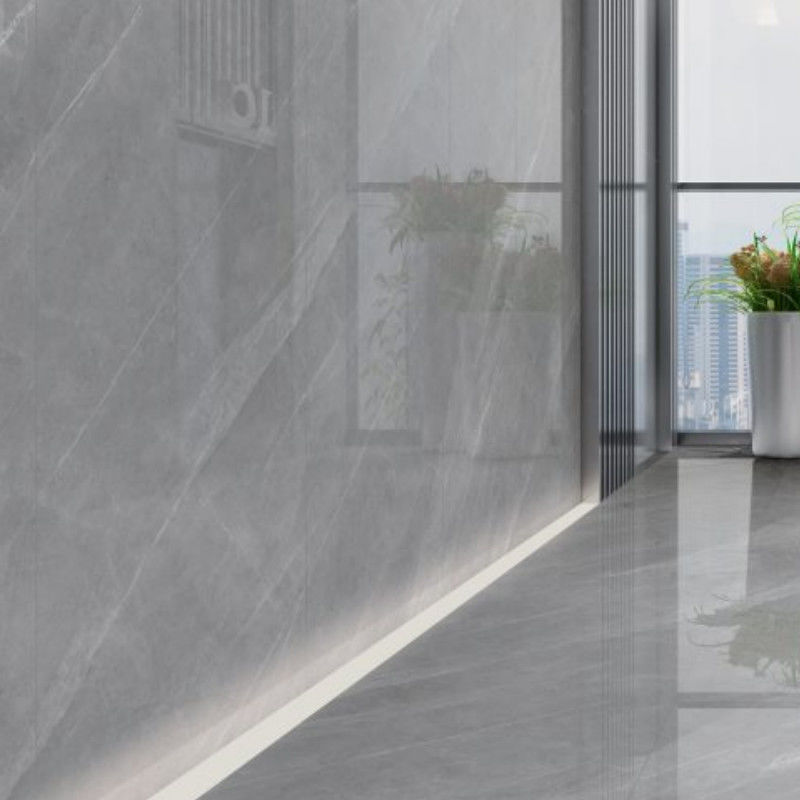 0.5% Water Absorption Indoor Porcelain Tiles in Grey With 4 Patterns