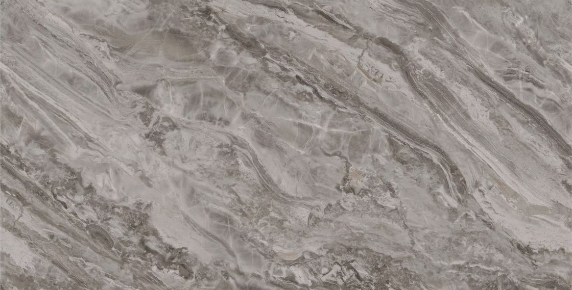 Big Size Bathroom Ceramic Tiles / New Design Polished Glazed Floor Tile