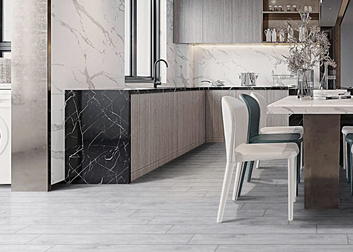 Long Lasting Indoor Porcelain Tiles 200*1200mm Thickness 9.5mm