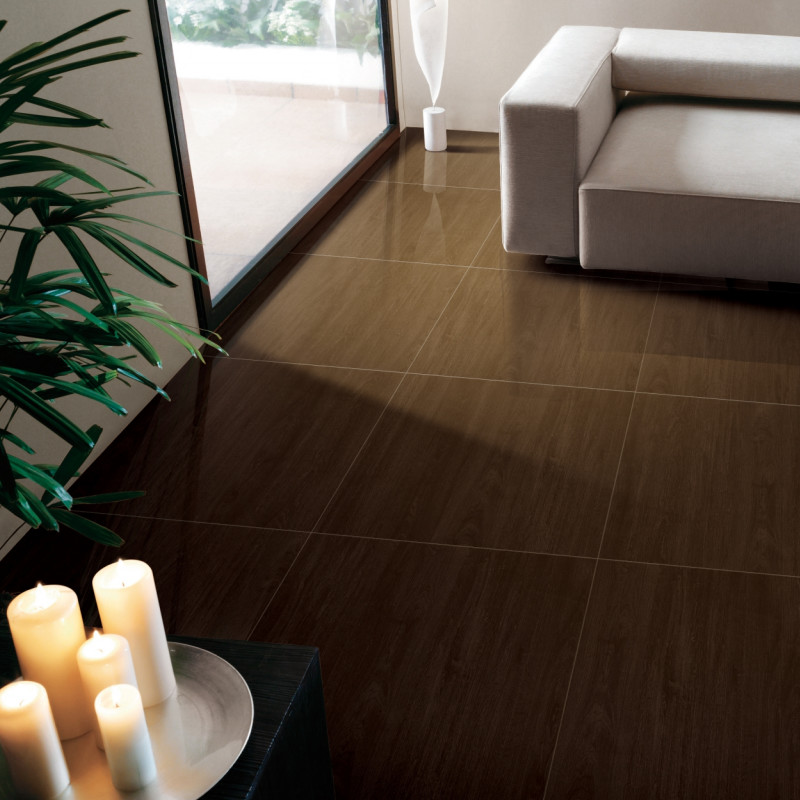 Dining Room Indoor Porcelain Tiles with Scratch Resistance 12mm Thickness