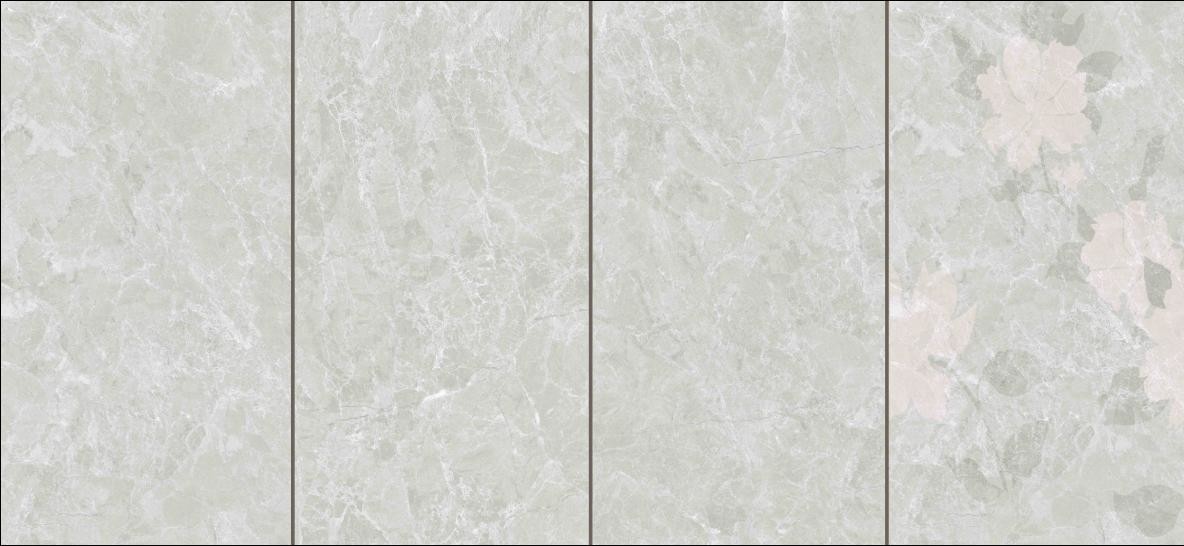 Light Grey Color Onyx Indoor Porcelain Tiles Wall Cladding Marble Tile ...