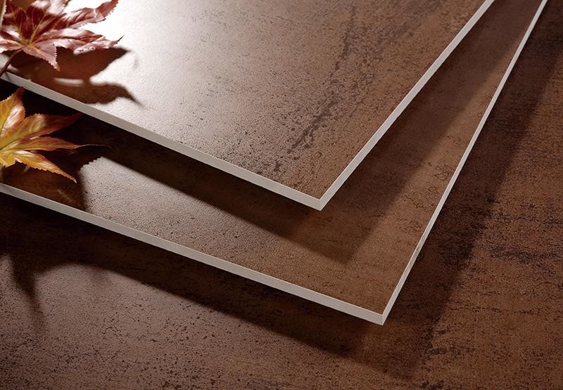 Plaza Mesa Rust Rust Color Porcelain Tile , Luxury Non Slip Rectified ...