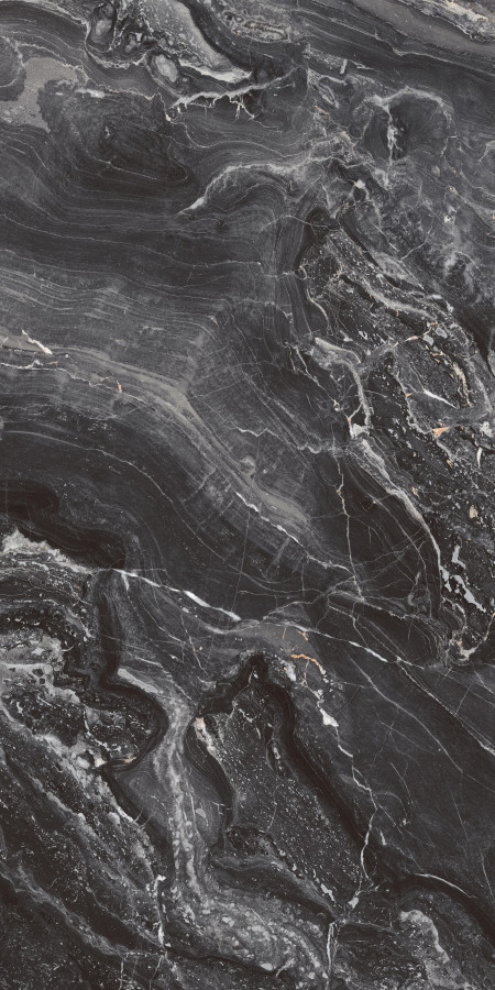 Hotel And Office Building Black Marble Effect Porcelain Wall Tile