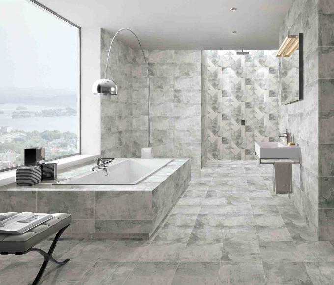 Simple European Style Indoor Porcelain Tiles / Ceramic Wall Tile 300* ...